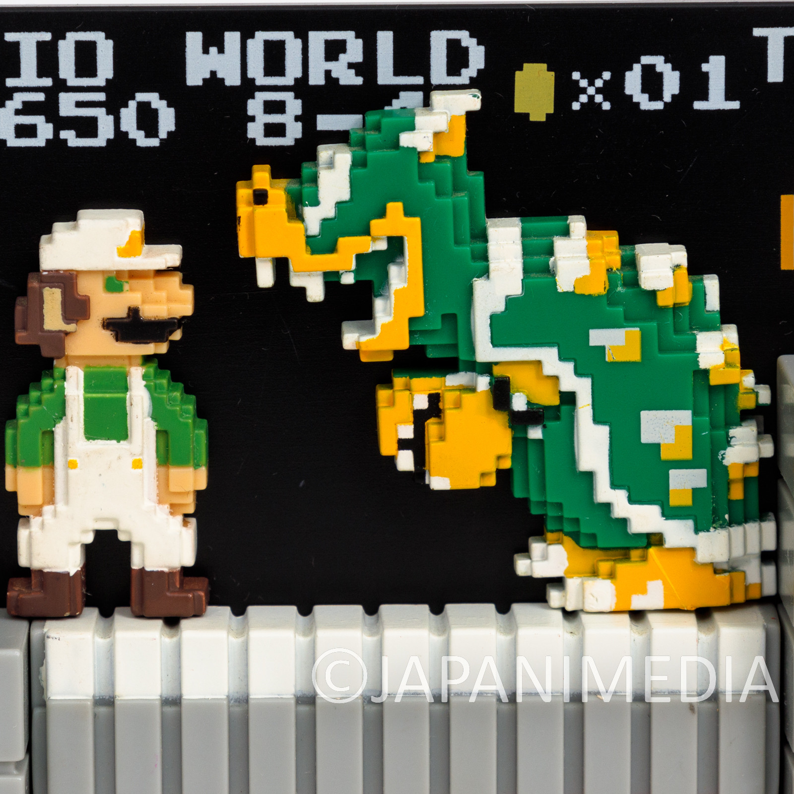 Super Mario Bros. Stage Figure 8-4 Luigi Nintendo Dotgraphics JAPAN NES ...