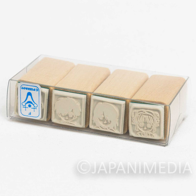 Retro RARE!! Fushigi Yugi Stamp 4pc Set JAPAN ANIME Japanimedia Store