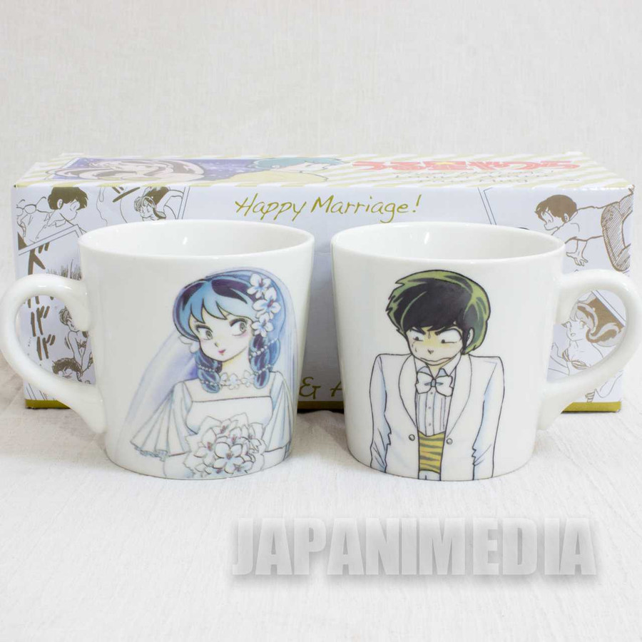 Urusei Yatsura Lum & Ataru Happy Marriage! Pair Mug JAPAN ANIME MANGA ...