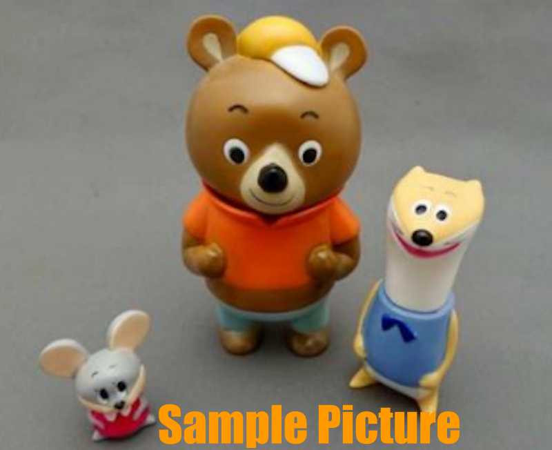 Hustle punch Punch & Touch & Bun set Soft Vinyl Figure JAPAN ANIME ...