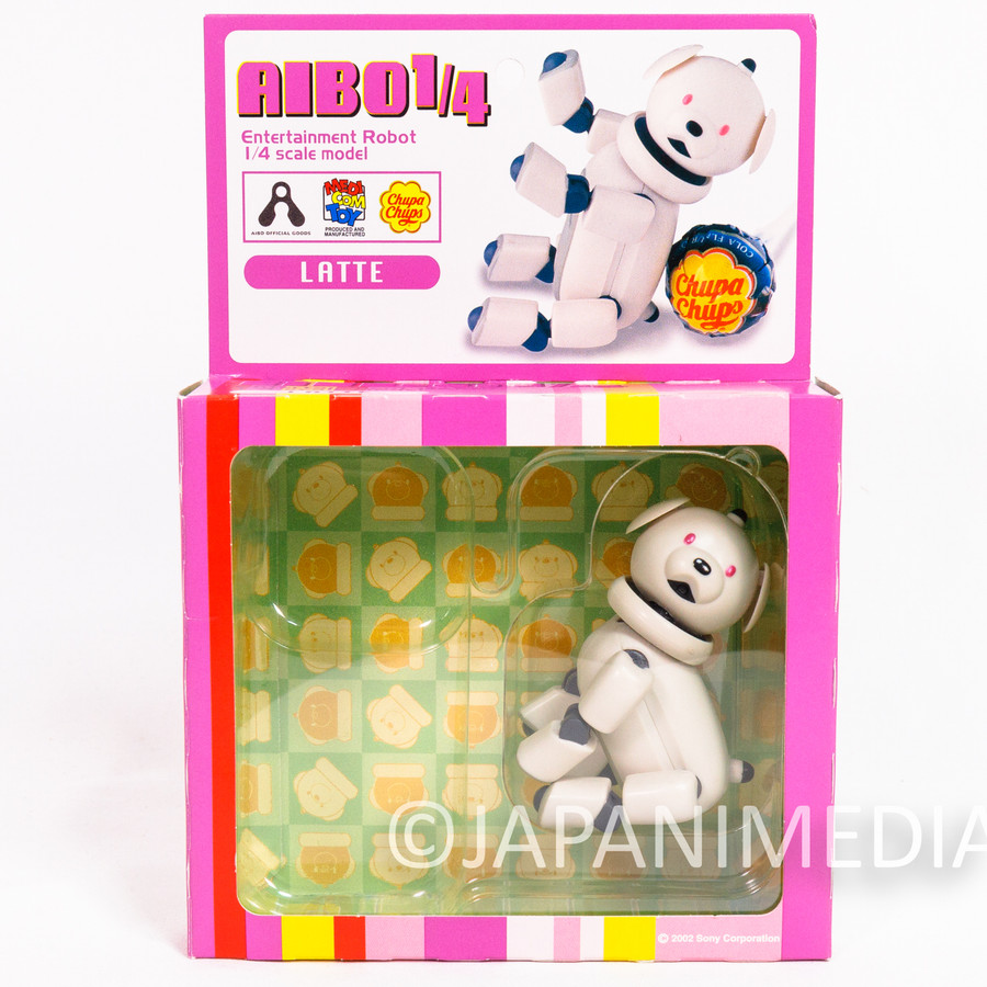 RARE AIBO Latte 1/4 Scale Figure Entertainment Robot Model Sony JAPAN ...