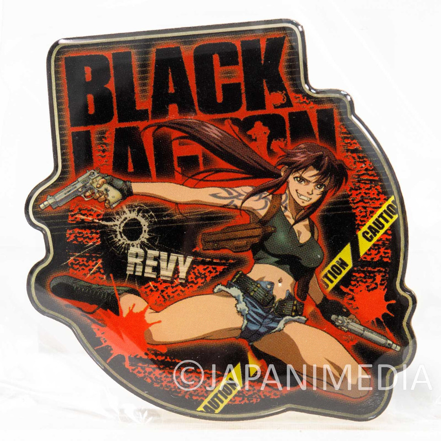 Black Lagoon Revy Metal Pins Collection JAPAN Japanimedia Store