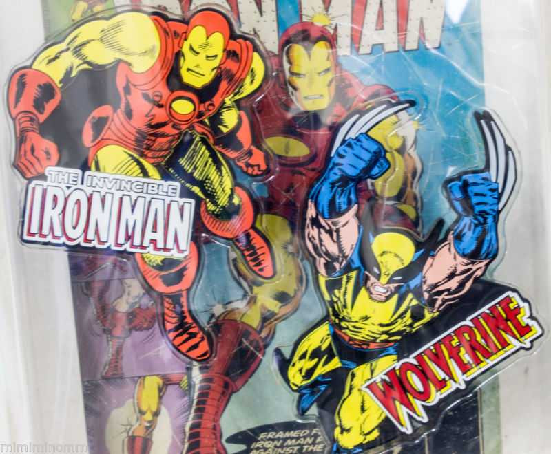 Marvel Rubber Magnet Iron man &Wolverine Banpresto JAPAN COMICS ...
