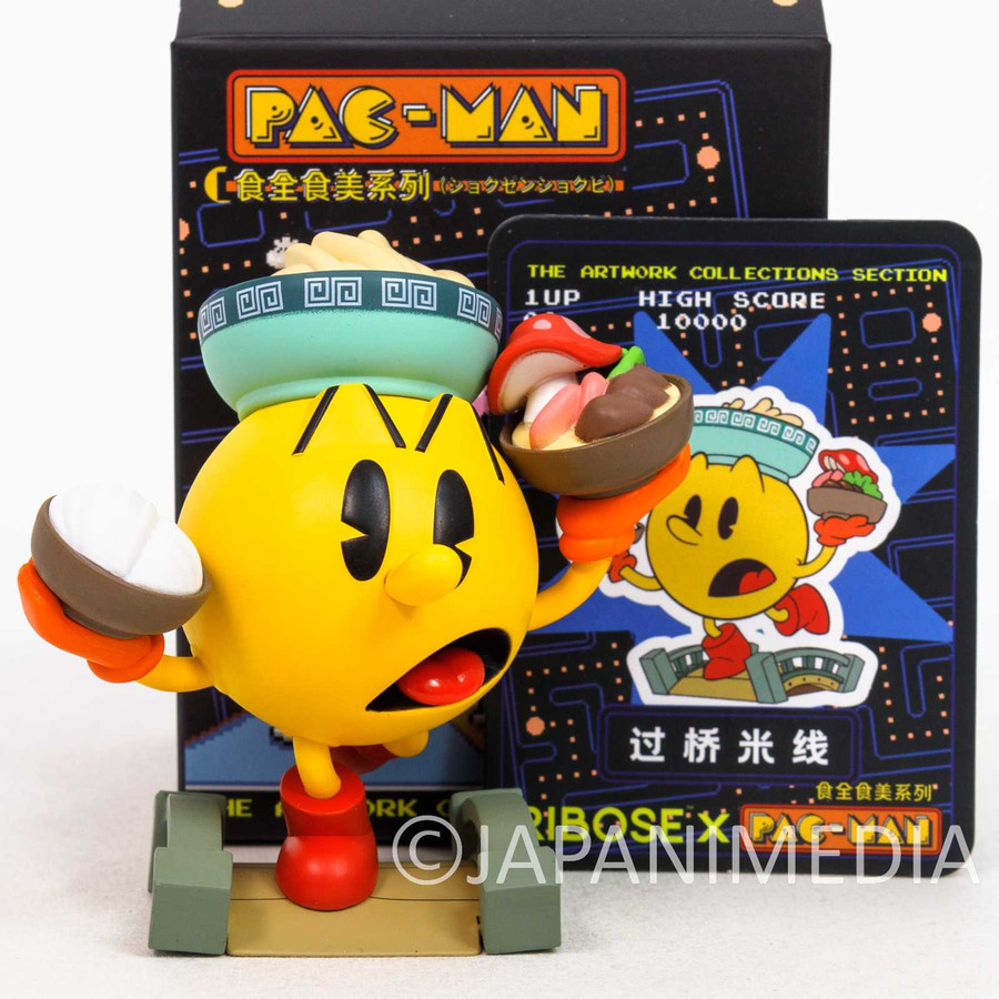 Pac-Man Cosplay Mini Figure Rice Noodles ver. / PAC-LAND NAMCO FAMICOM ...