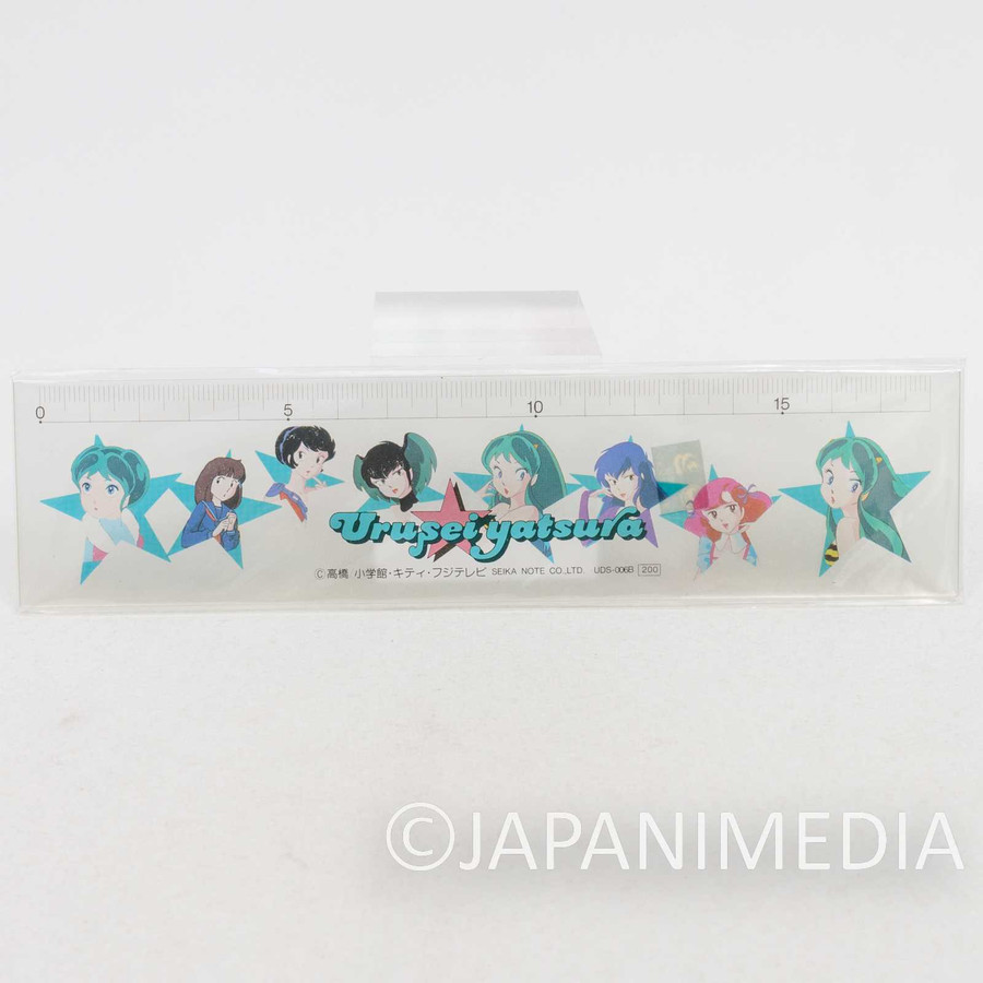Retro RARE! Urusei Yatsura Plastic Ruler 18cm JAPAN ANIME Japanimedia Store