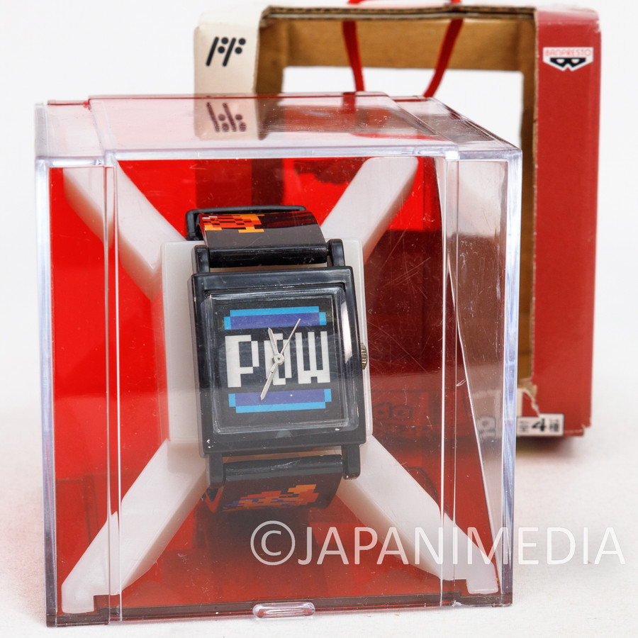 RARE Nintendo Wrist Watch In Cube Case Mario Brothers Banpresto JAPAN ...