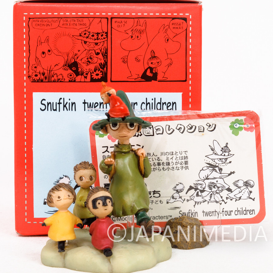 RARE! Moomin Characters Snufkin Original Comics Ver. Mini Figure Benelic