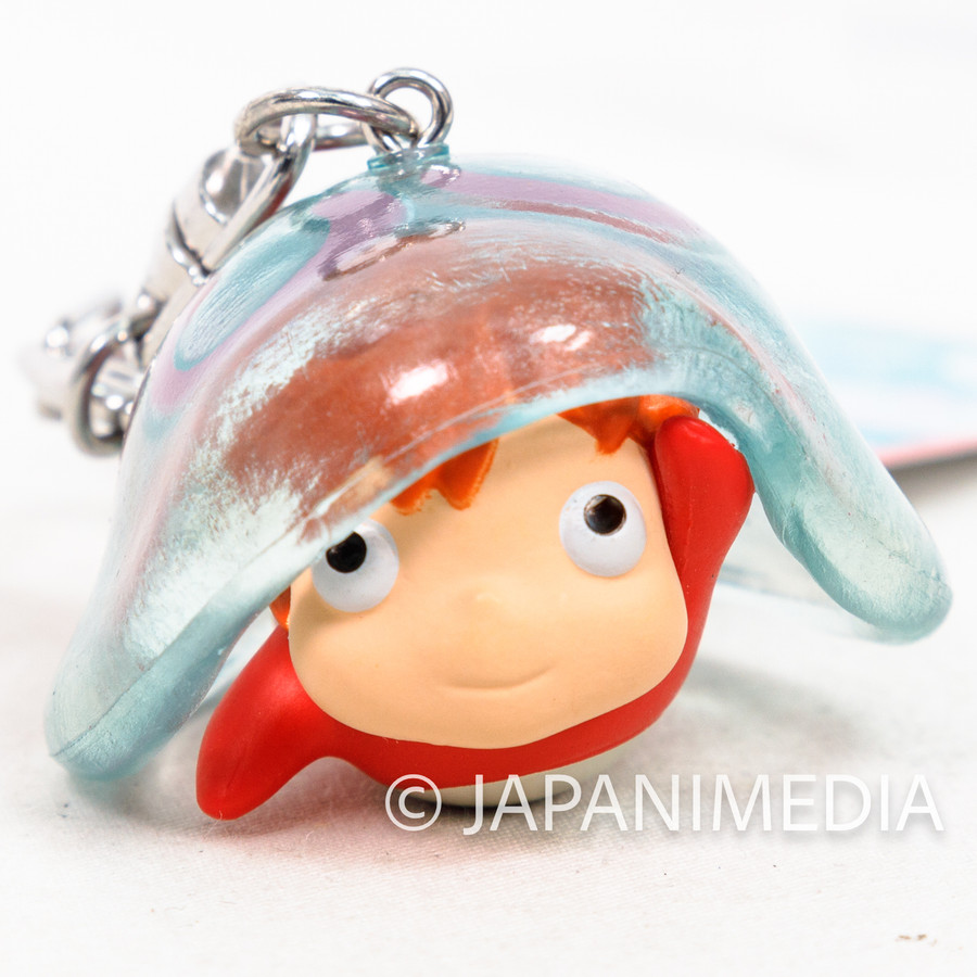 Ponyo on the Cliff by the Sea Mini Figure Keychain Ghibli JAPAN ...