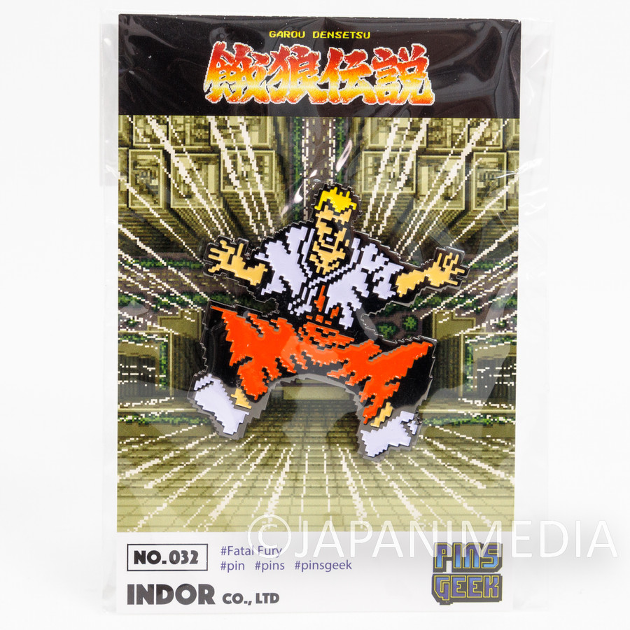 Fatal Fury Geese Howard Falling Metal Pins JAPAN NEO GEO GAME SNK ...