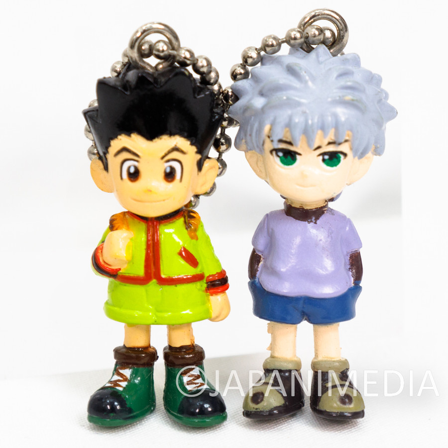 HUNTER x HUNTER Gon & Killua Mini Mascot Figure Ballchain JAPAN ANIME ...