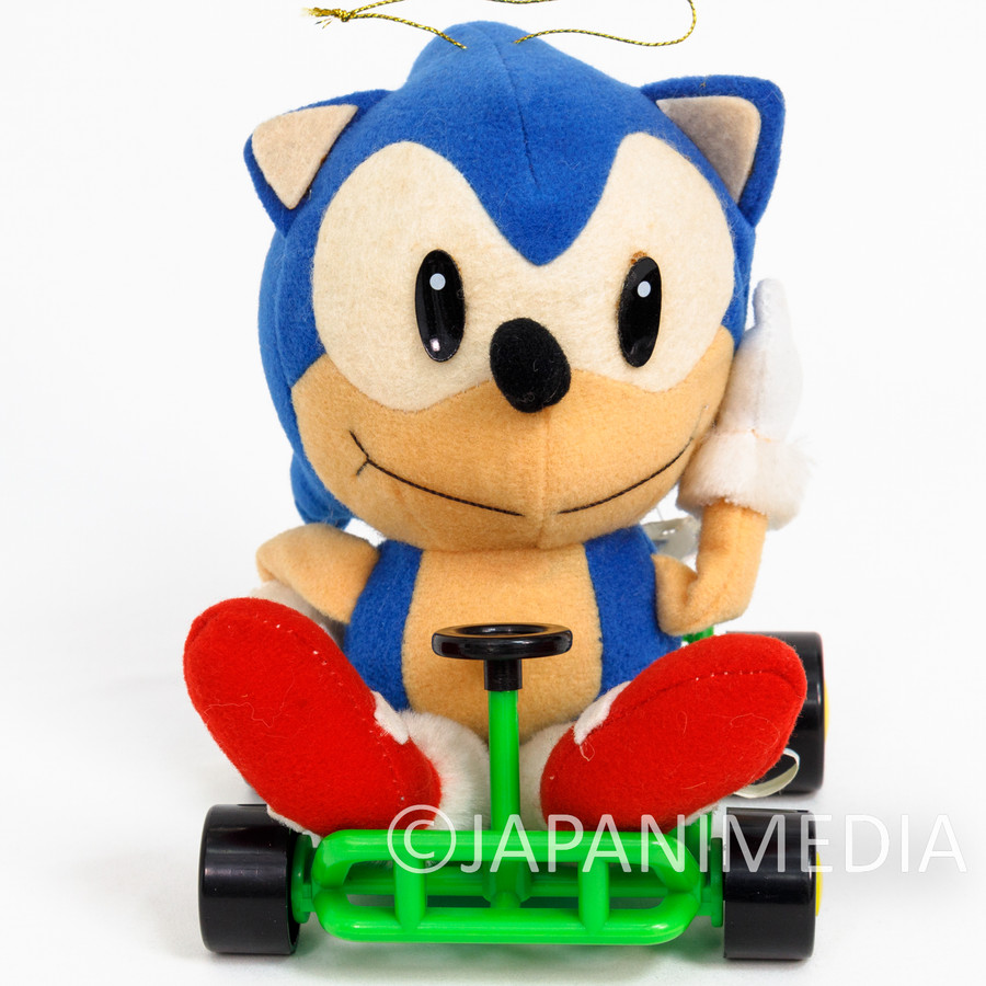 Sonic The Hedgehog SONIC on Kart Plush Doll Green ver. SEGA 1991 ...
