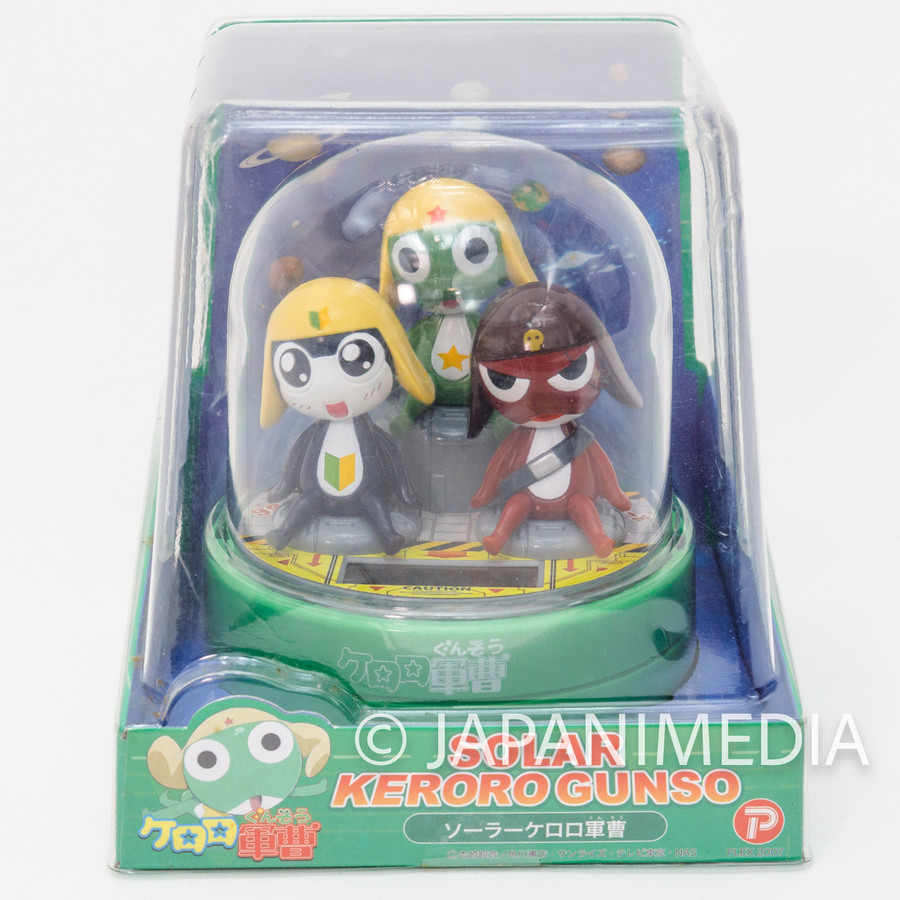 Keroro Gunso Keroro & Geroro Figure type Watch w/ Ball chains JAPAN ...