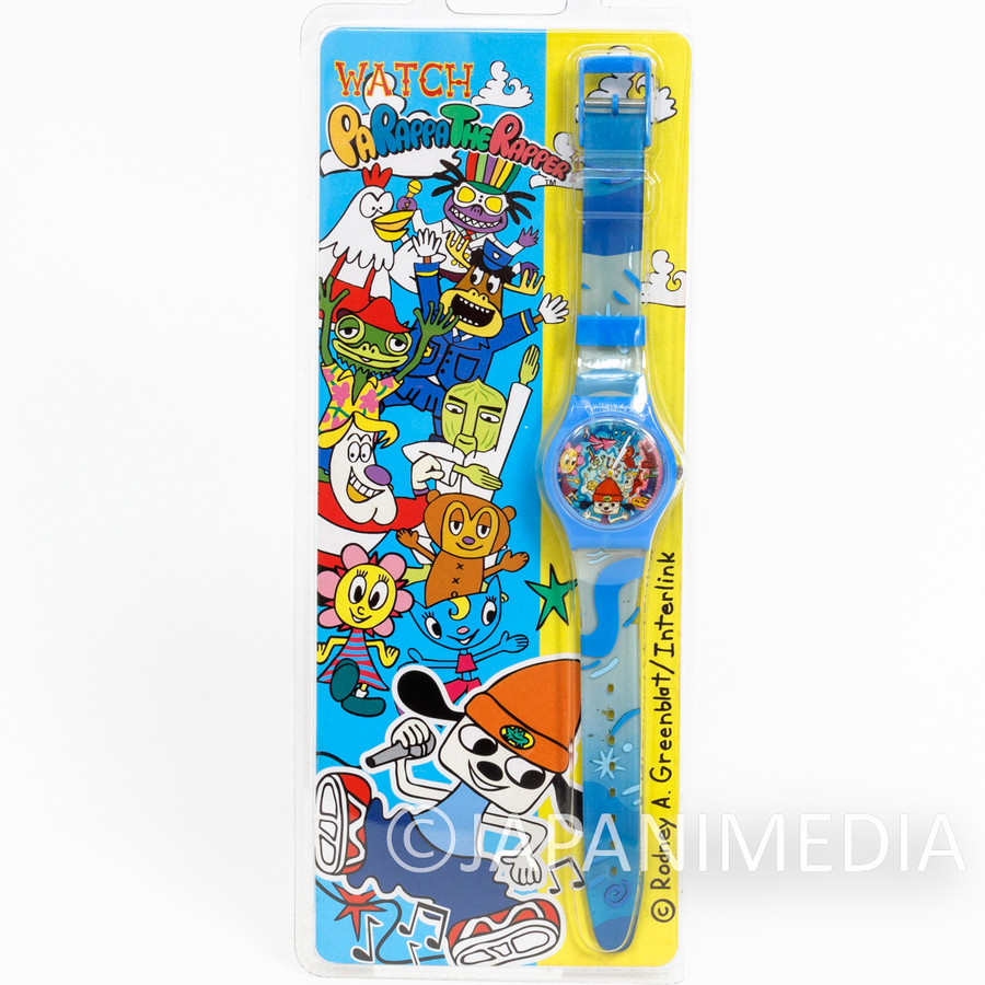 (Repaired item) Parappa The Rapper Wrist Watch JAPAN - Japanimedia Store