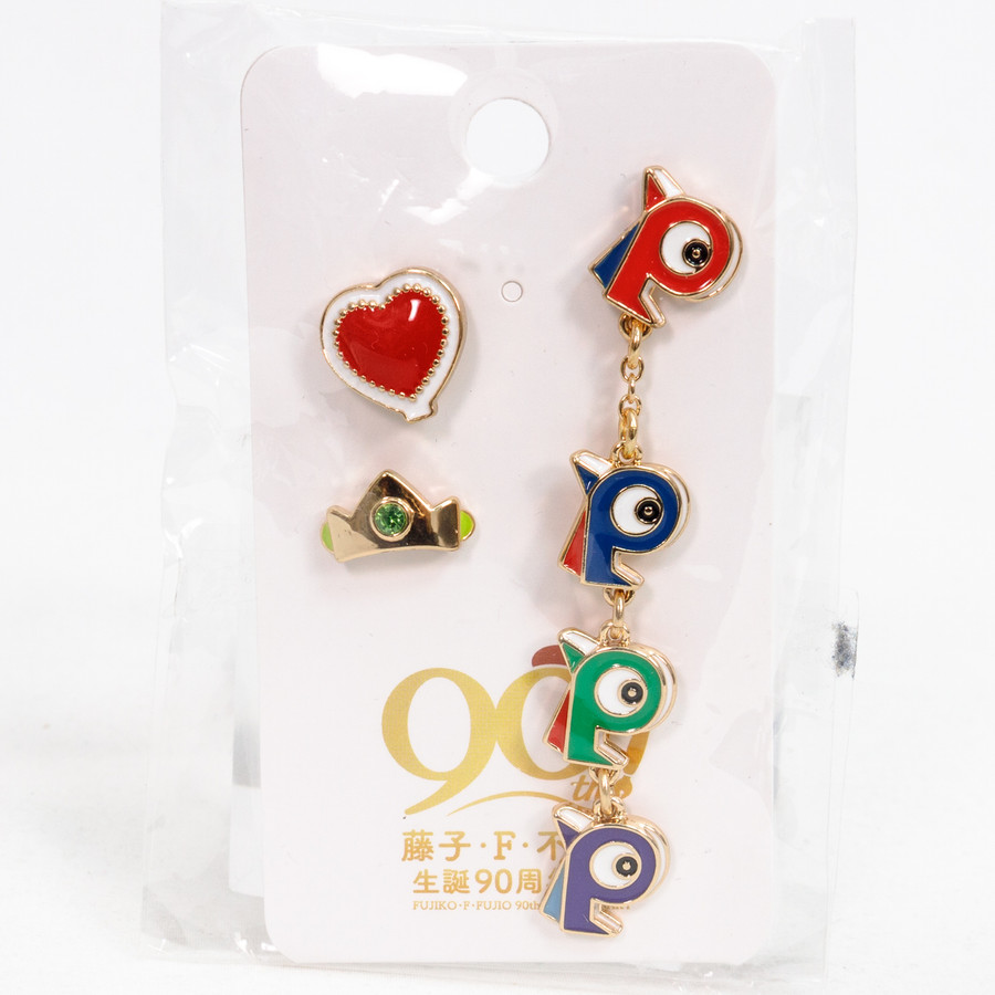 Fujko F Fujio Pierced Earrings / Perman Esper Mami the Psychic Umeboshi ...