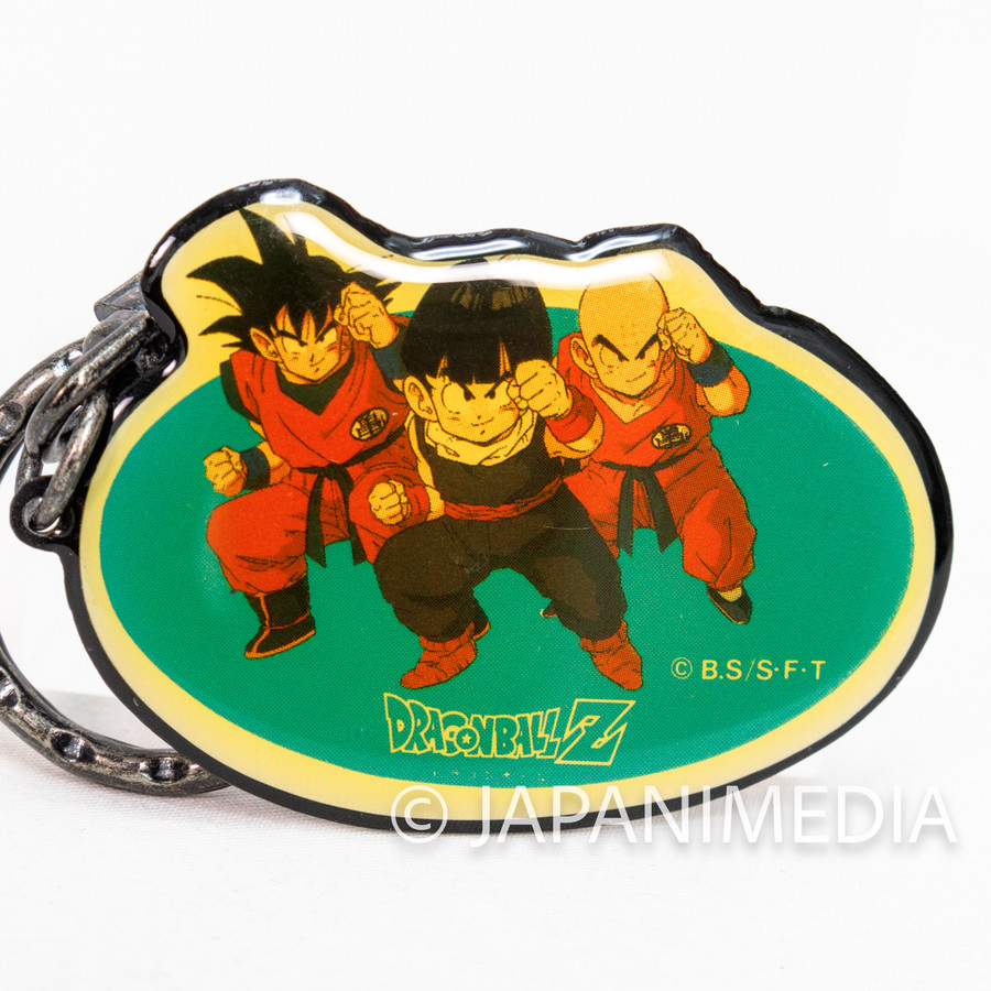 Dragon Ball Z Son Gokou Gohan Krillin Metal Plate Keychain JAPAN ...