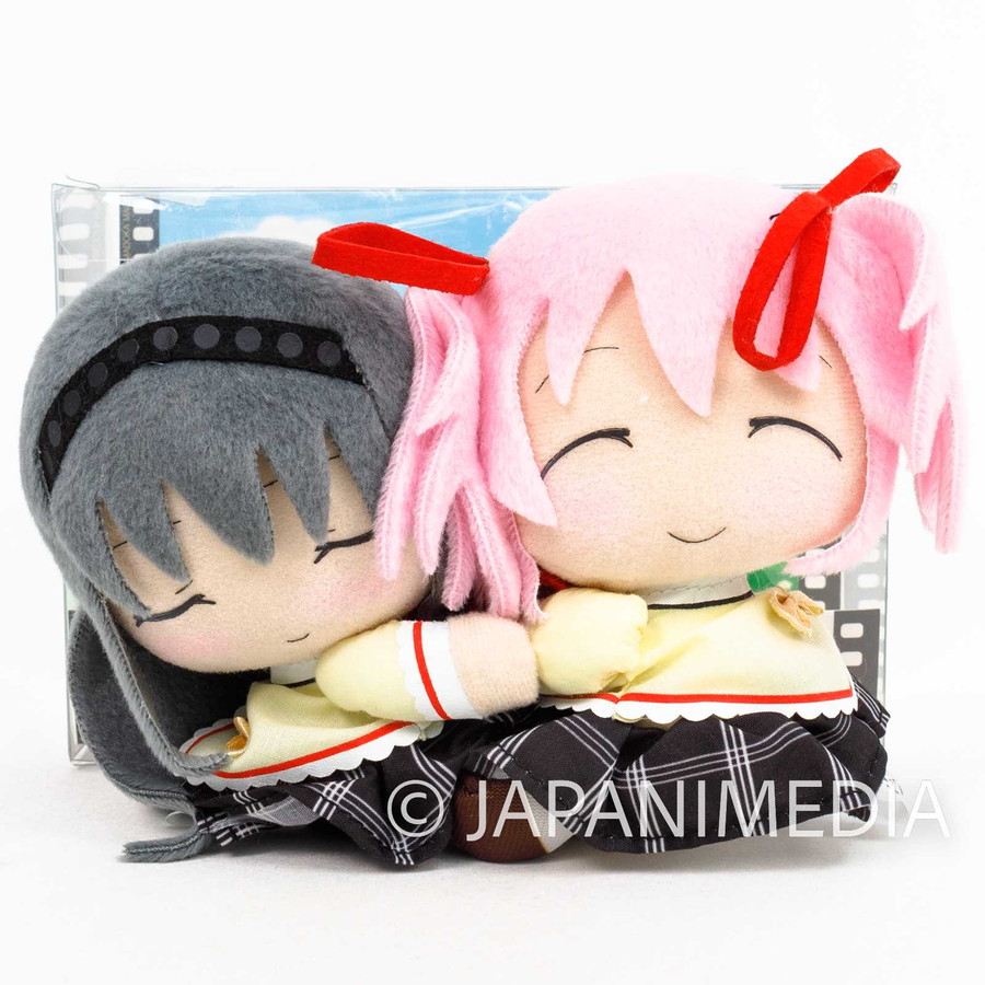 Puella Magi Madoka Magica Kaname Homura Akemi Hug Plush Doll JAPAN ...