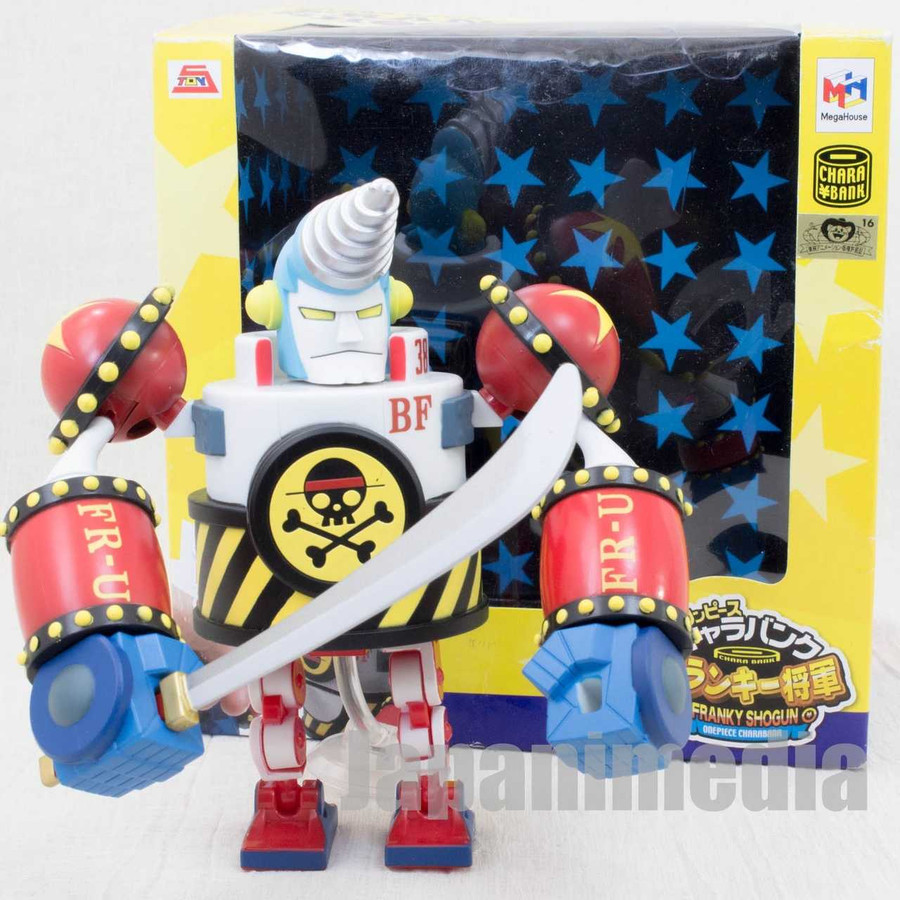 RARE! One Piece Franky Shogun Chara Bank Action Figure Megahouse JAPAN ...