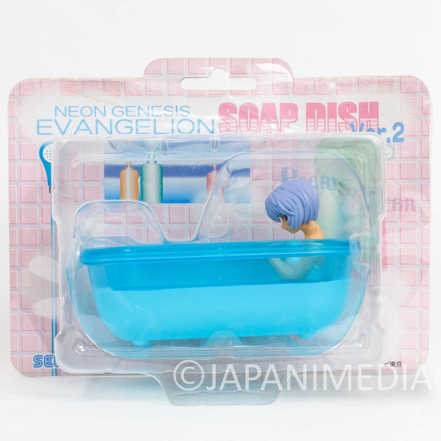 Evangelion Rei Ayanami Soap Dish Figure Ver.2 Clear Blue SEGA JAPAN ...