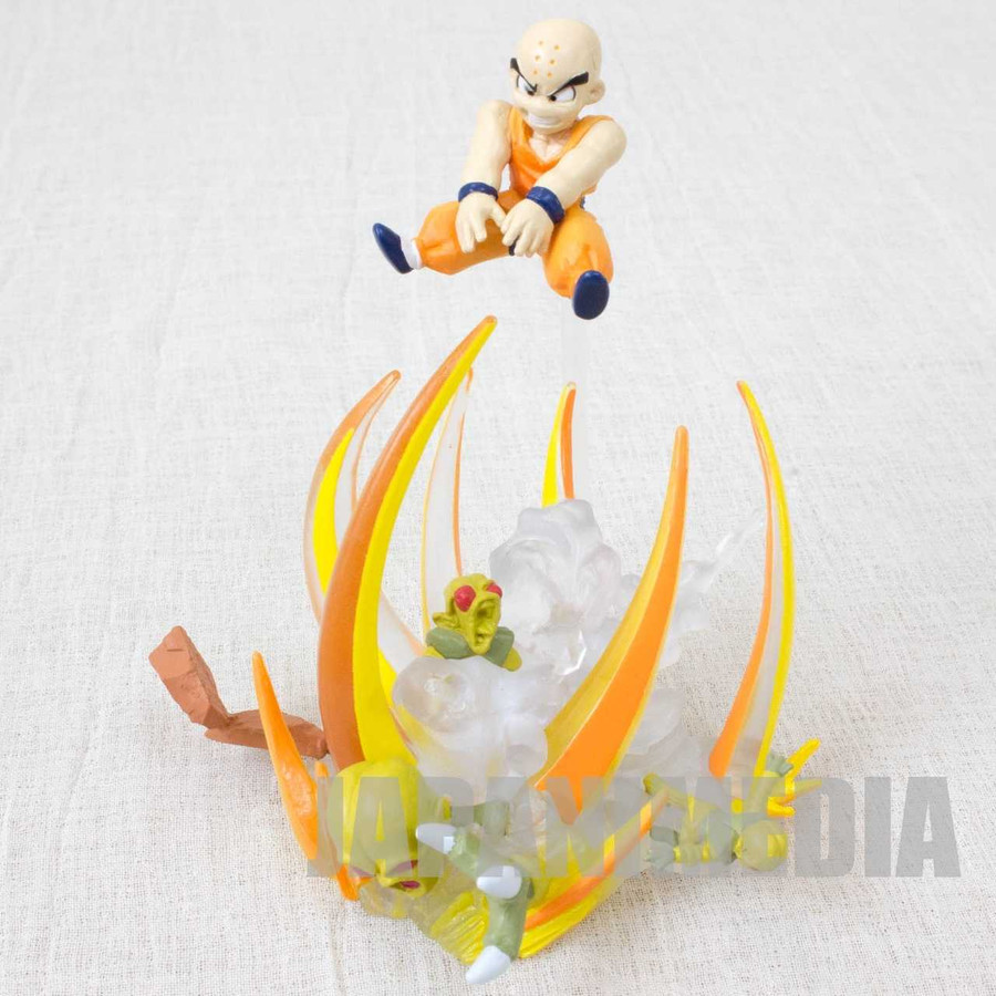 Dragon Ball Z Krillin & Saibaiman Imagination Diorama Figure 9 JAPAN ...