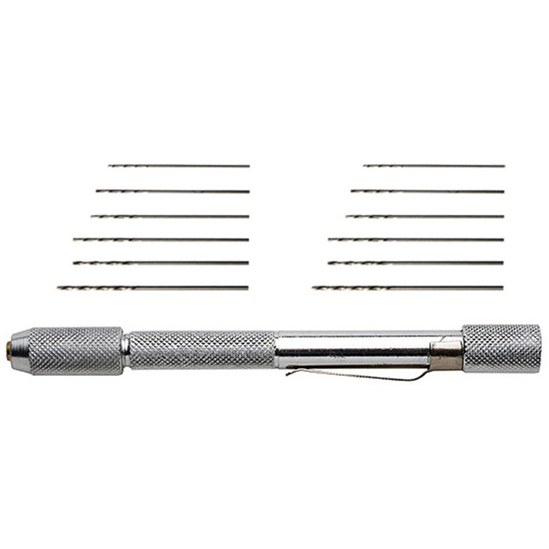MINI PIN VISE WITH 12 ASSORTED DRILLS - CJ Vogler & Son Tax