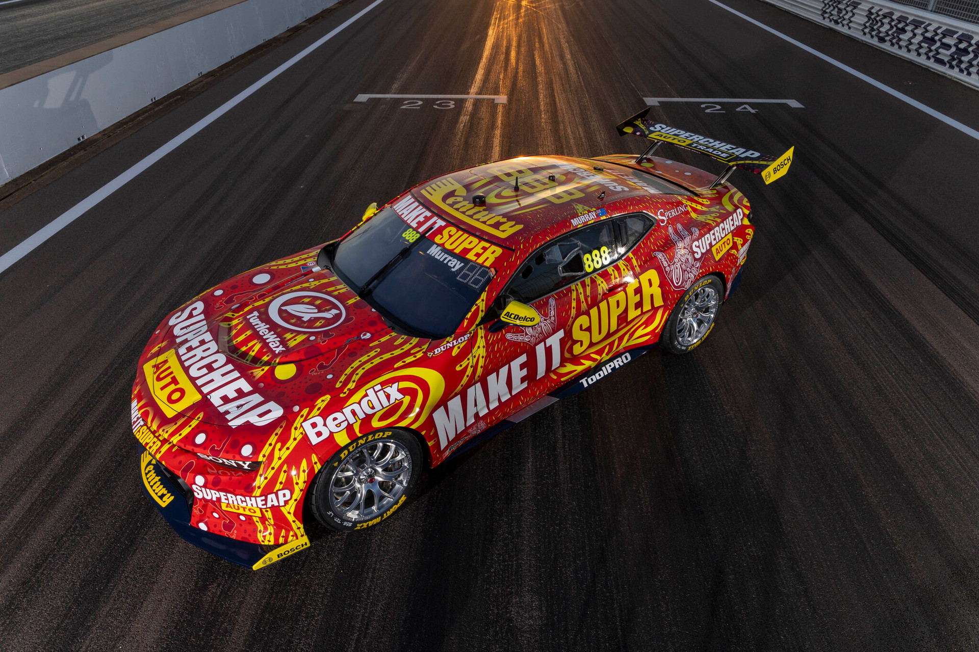 Chevrolet Camaro #888 Murray 2024 Darwin Indigenous livery - CJ Vogler ...