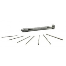 Fine Pin Vise S2 with 7 Drill Bits (0.9-1.5mm) - CJ Vogler & Son Tax