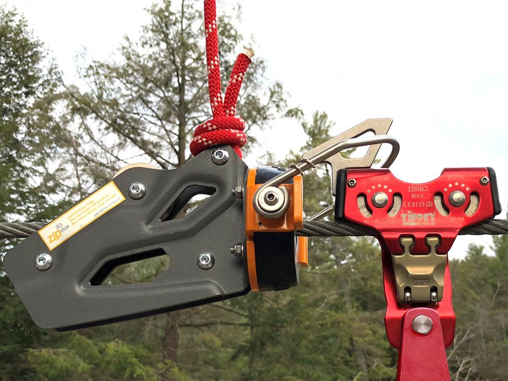 ISC Zippey Grab Catch - Retrofittable Kit - Ropes Park Equipment