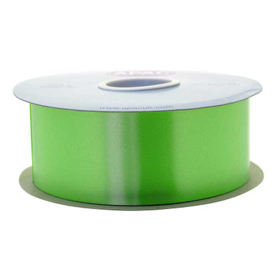 50mm Lime Green Poly Ribbon - Interflora Marketplace