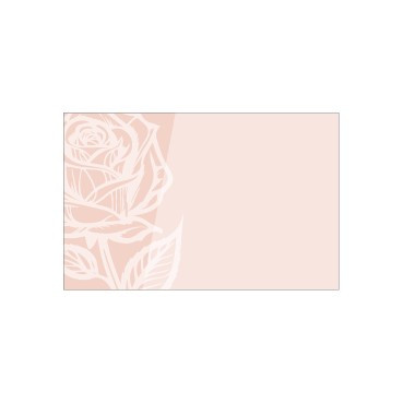 Small Card - Pale Pink with White Rose - no message - Pk25 - Interflora ...