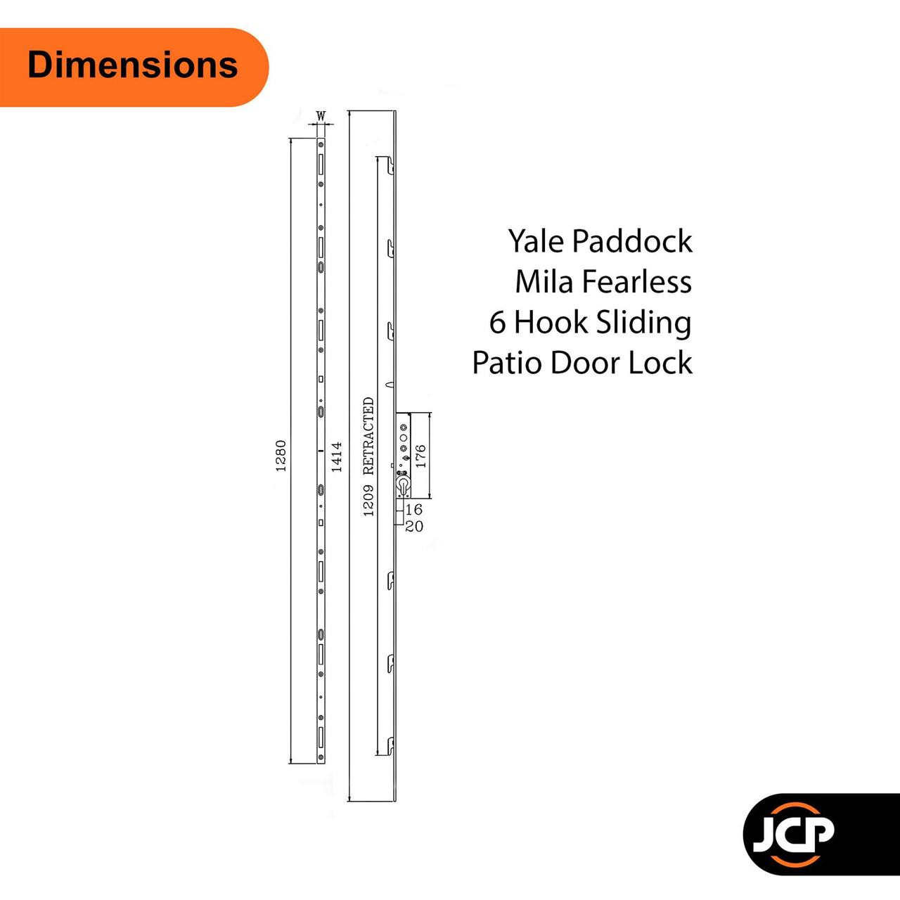 Yale Inline Sliding Patio Door Lock - JCP Hardware