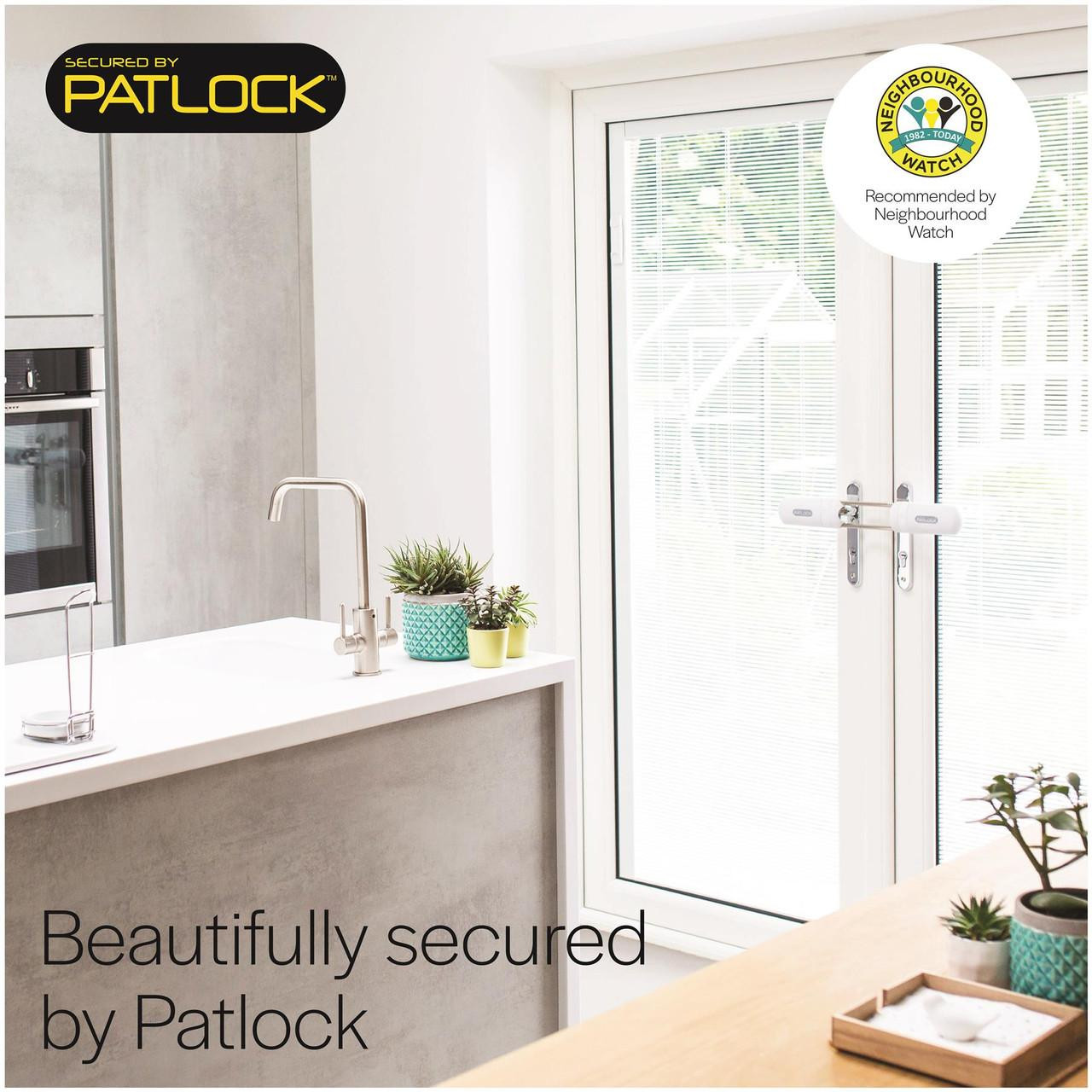 PATLOCK Patio Conservatory French Double Door Lock Security Device