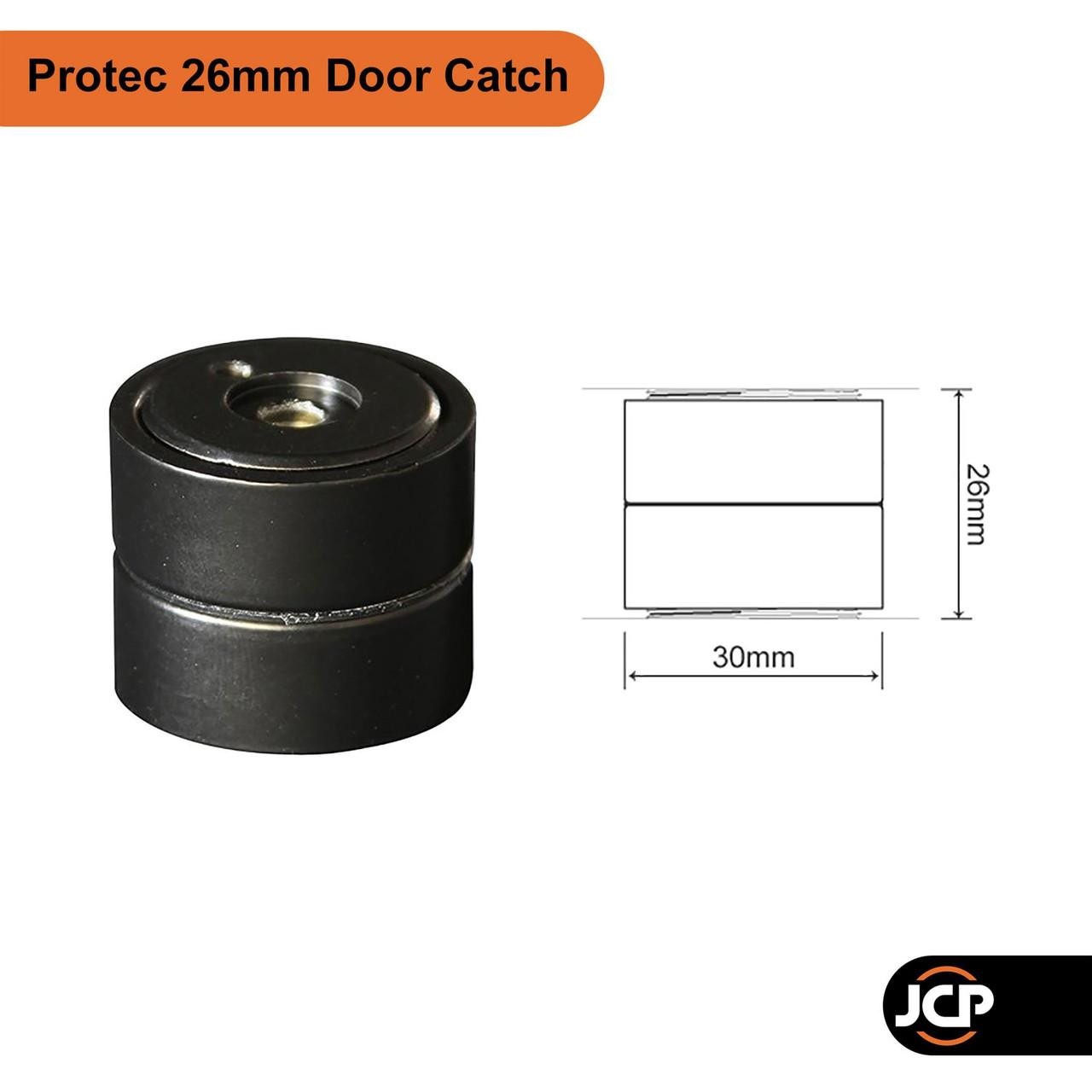 Protec Bi Fold Door Magnetic Hold Back Panel Catch - JCP Hardware