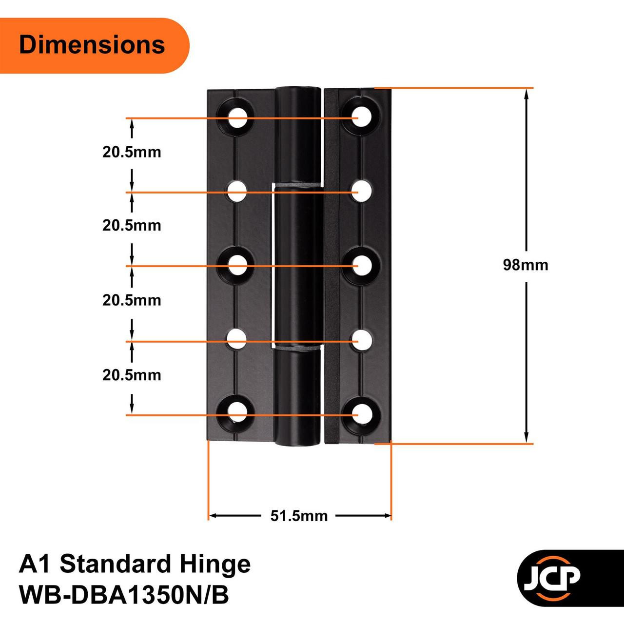 Debar Bi Fold Door Hinge A1 System - JCP Hardware