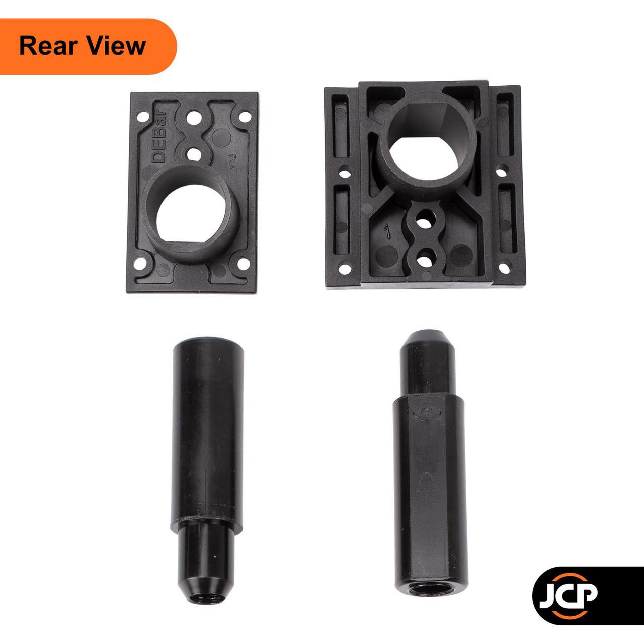 Debar Bi Fold Shoot Bolt Guide & Cone Pair A1 System - JCP Hardware