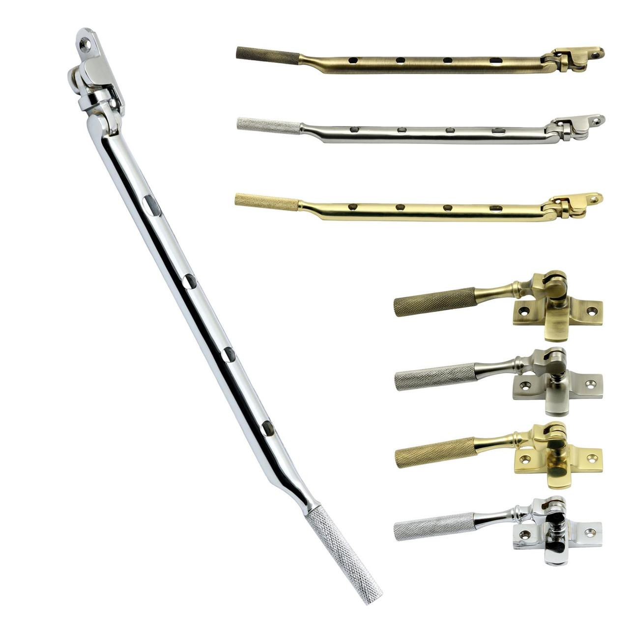 Prima Knurled Timber Window Handle Fastener or Casement Window Stay Arm ...