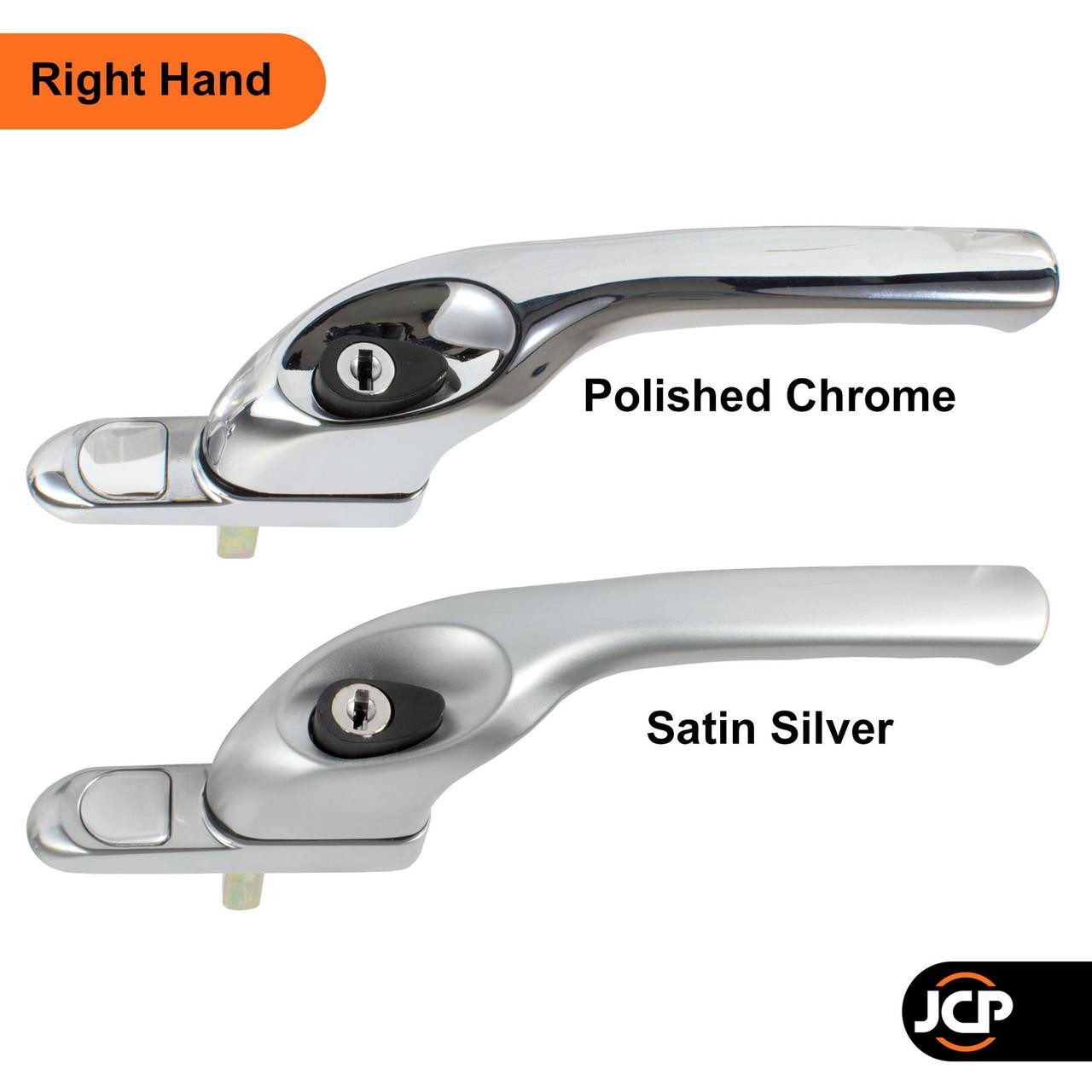 Avocet Affinity Cranked Espag UPVC Window Handle - JCP Hardware