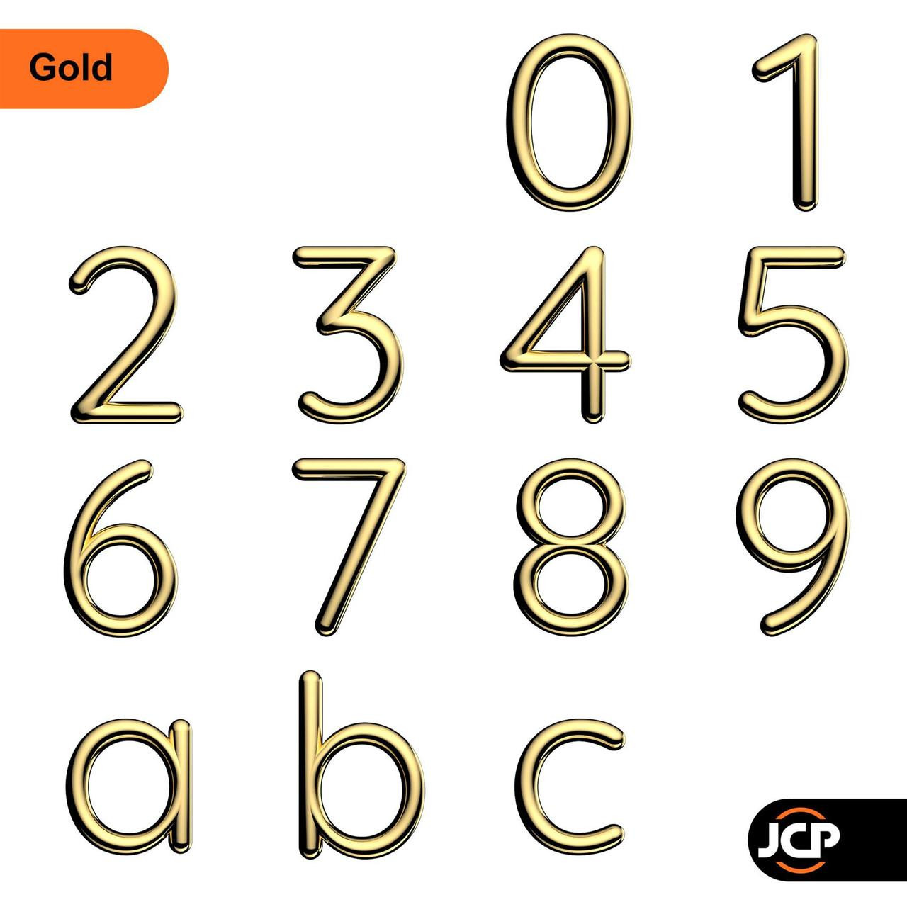 Ultion Sweet 3" 75mm Self Adhesive Door Numbers and Letters - JCP Hardware