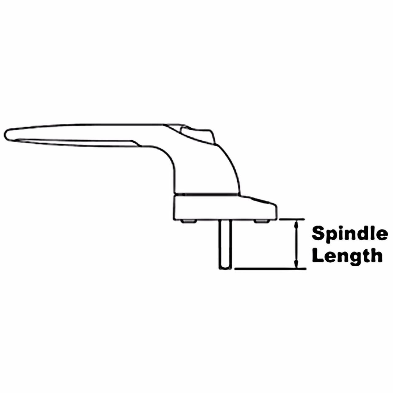 Mila Prolinea uPVC Window Handle Universal Inline Espag Handle - JCP ...