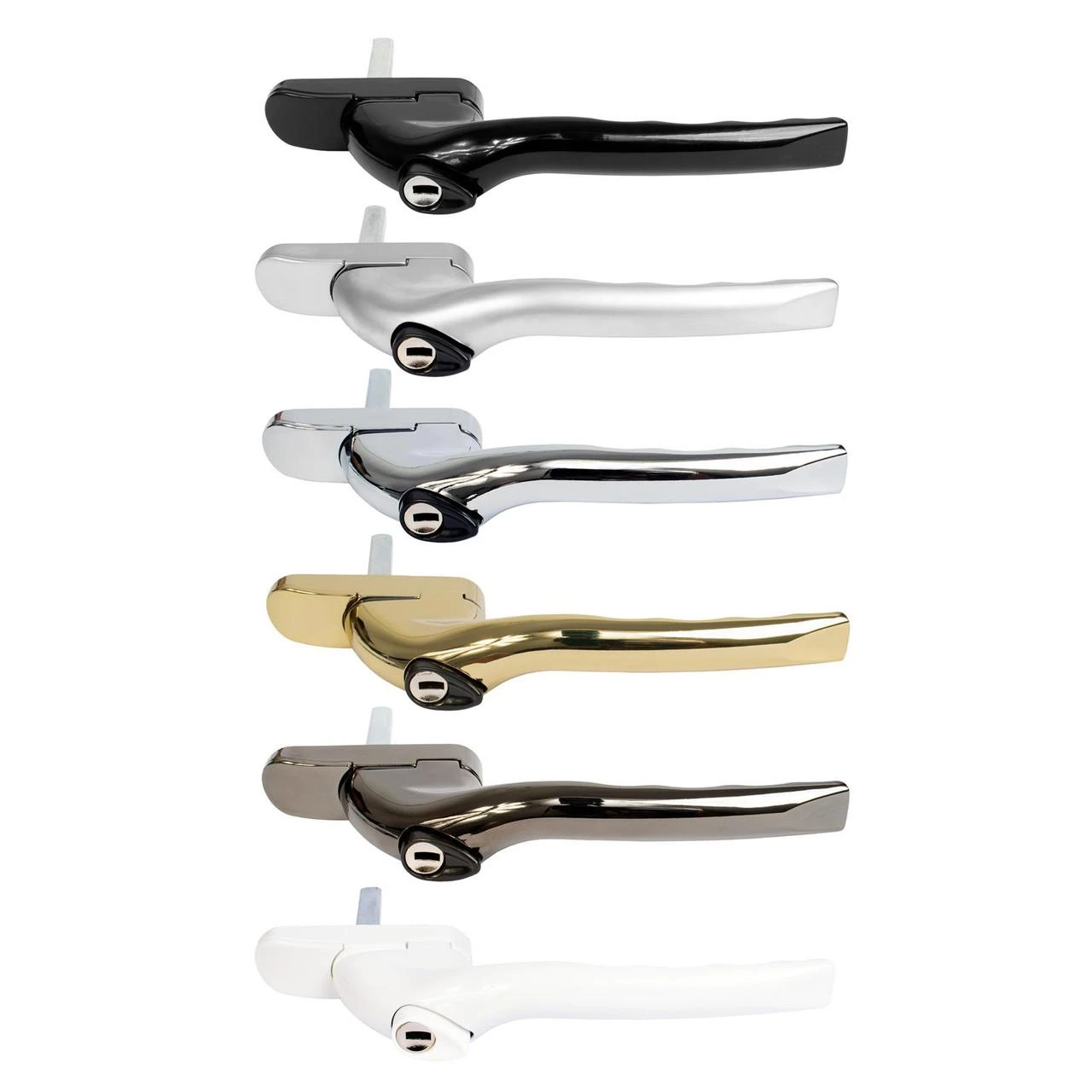 Mila ProLinea Curve Cranked Espag Window Handle - JCP Hardware