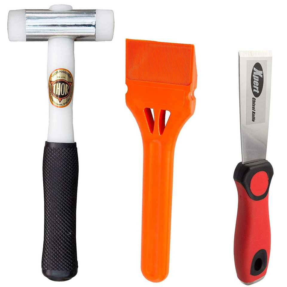 Window Glazing Tool Kit – Thor Hammer, JCP Paddle & Chisel