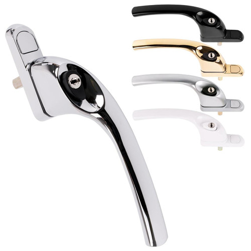 Avocet Affinity Plus Cranked Espag UPVC Window Handle - JCP Hardware
