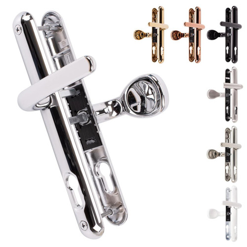 Ultion Sweet Composite UPVC Door Handle Pair 92/62 PZ 211mm Fixings ...