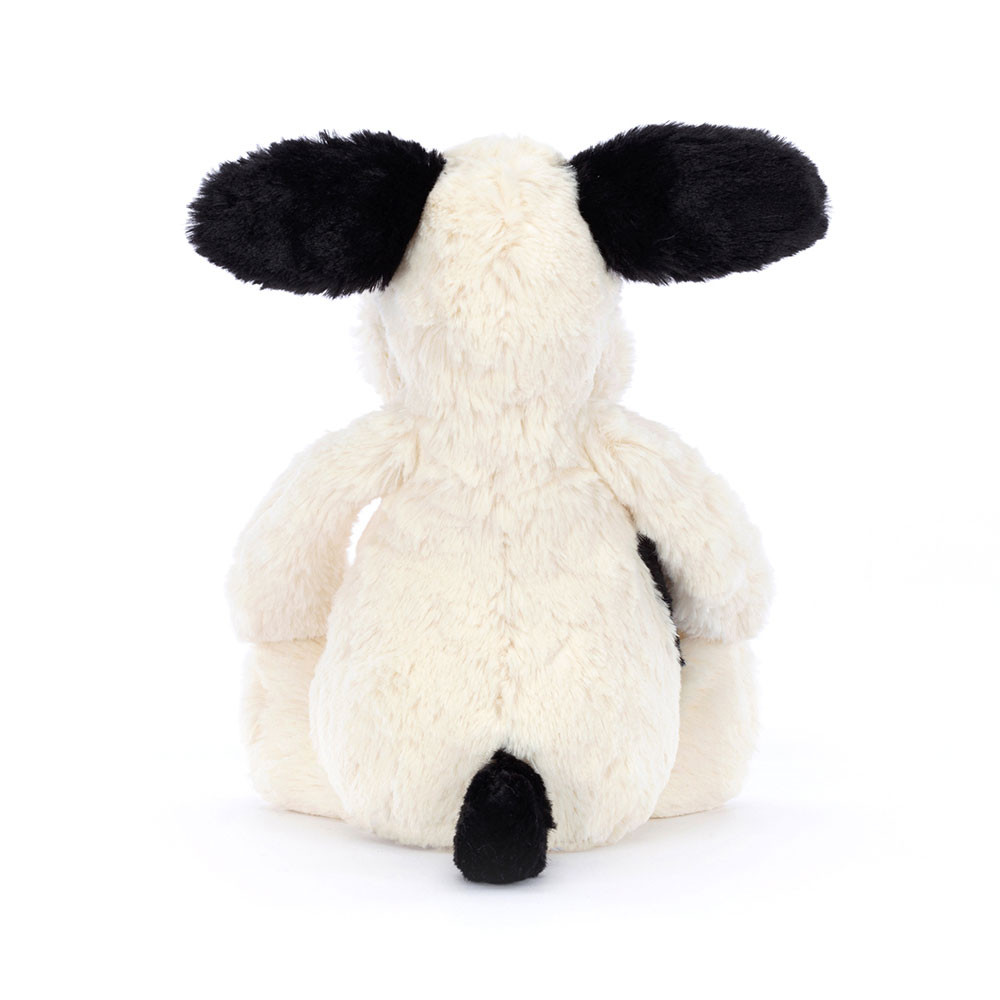 Bashful Rufferty Black & Cream Puppy - Official Jellycat