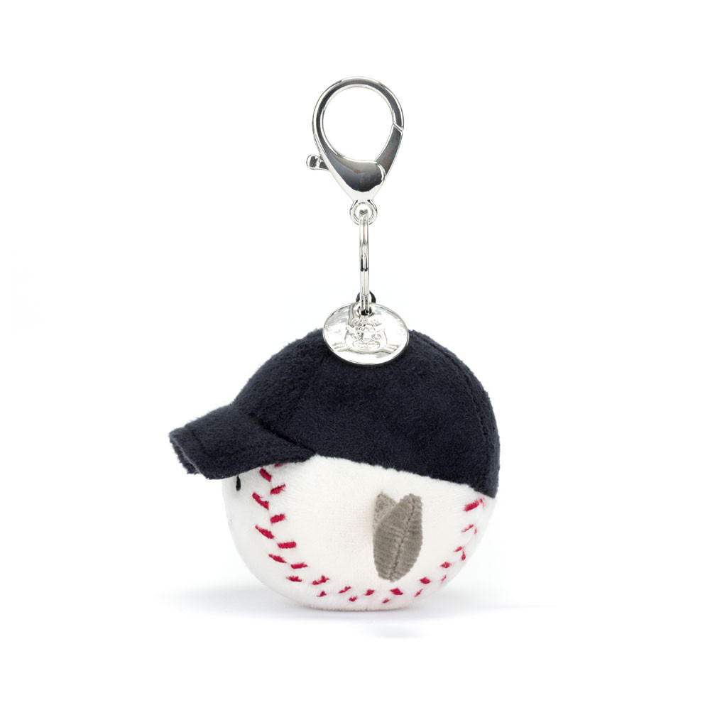 Amuseables Sports Baseball Bag Charm - Official Jellycat