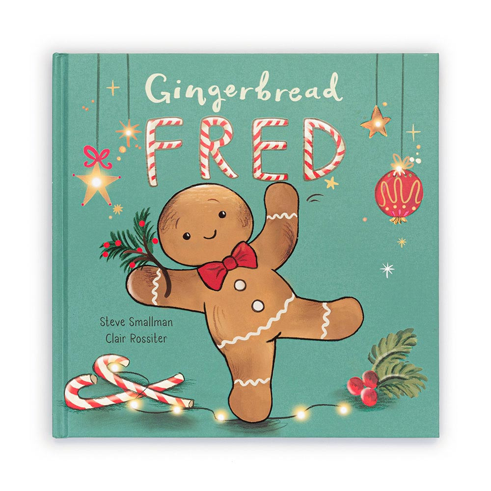 Gingerbread Fred Book - Official Jellycat