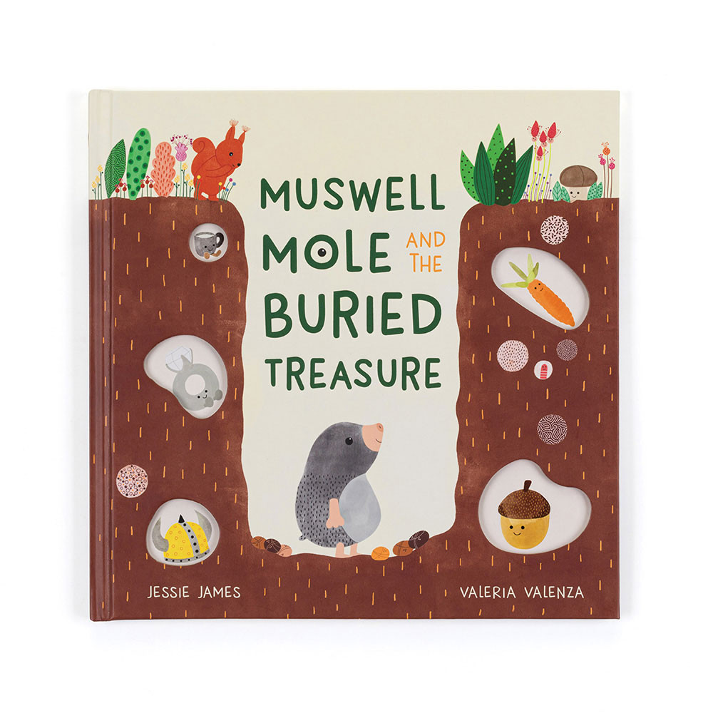 Muswell Mole and the Buried Treasure Book - Official Jellycat