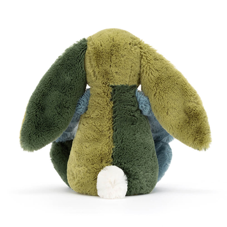 Bashful Patchwork Basil Bunny - Official Jellycat