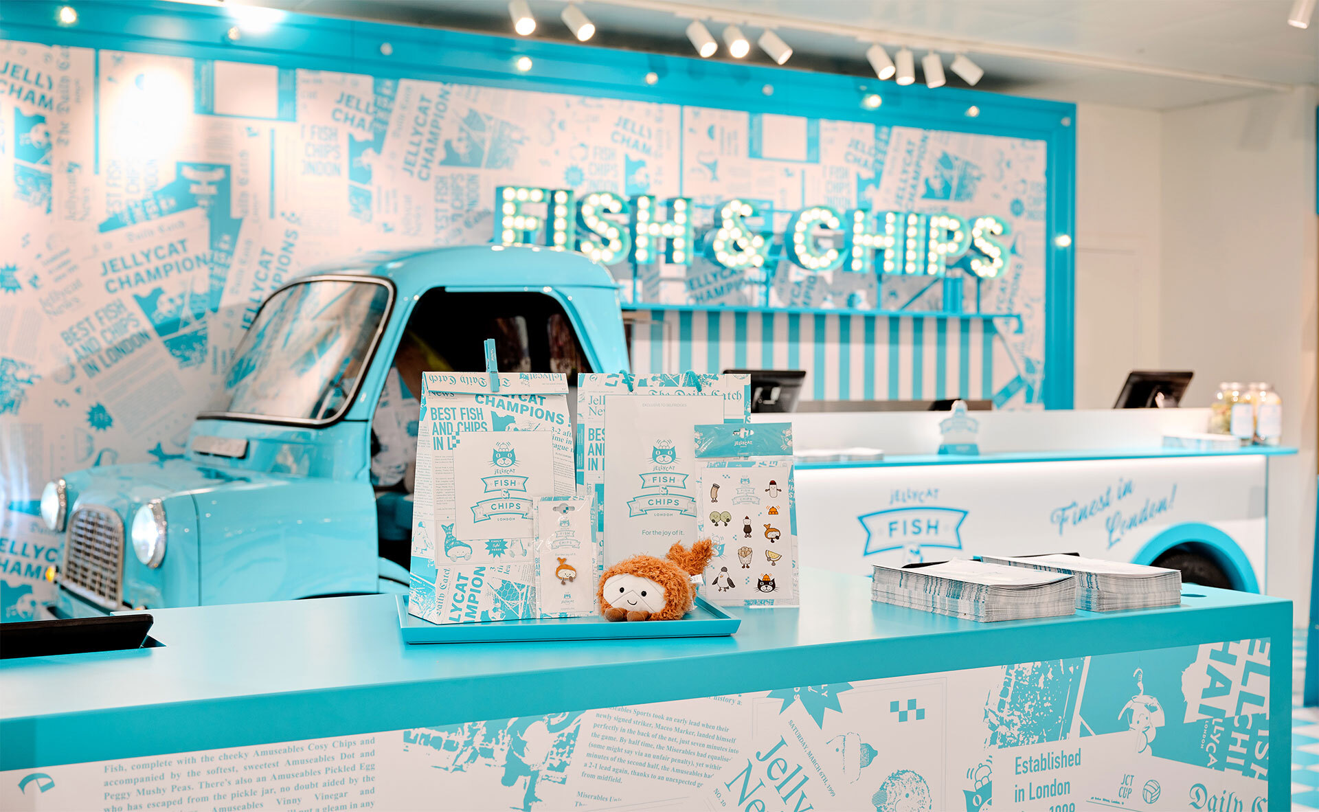 Jellycat London Fish and Chips Experience