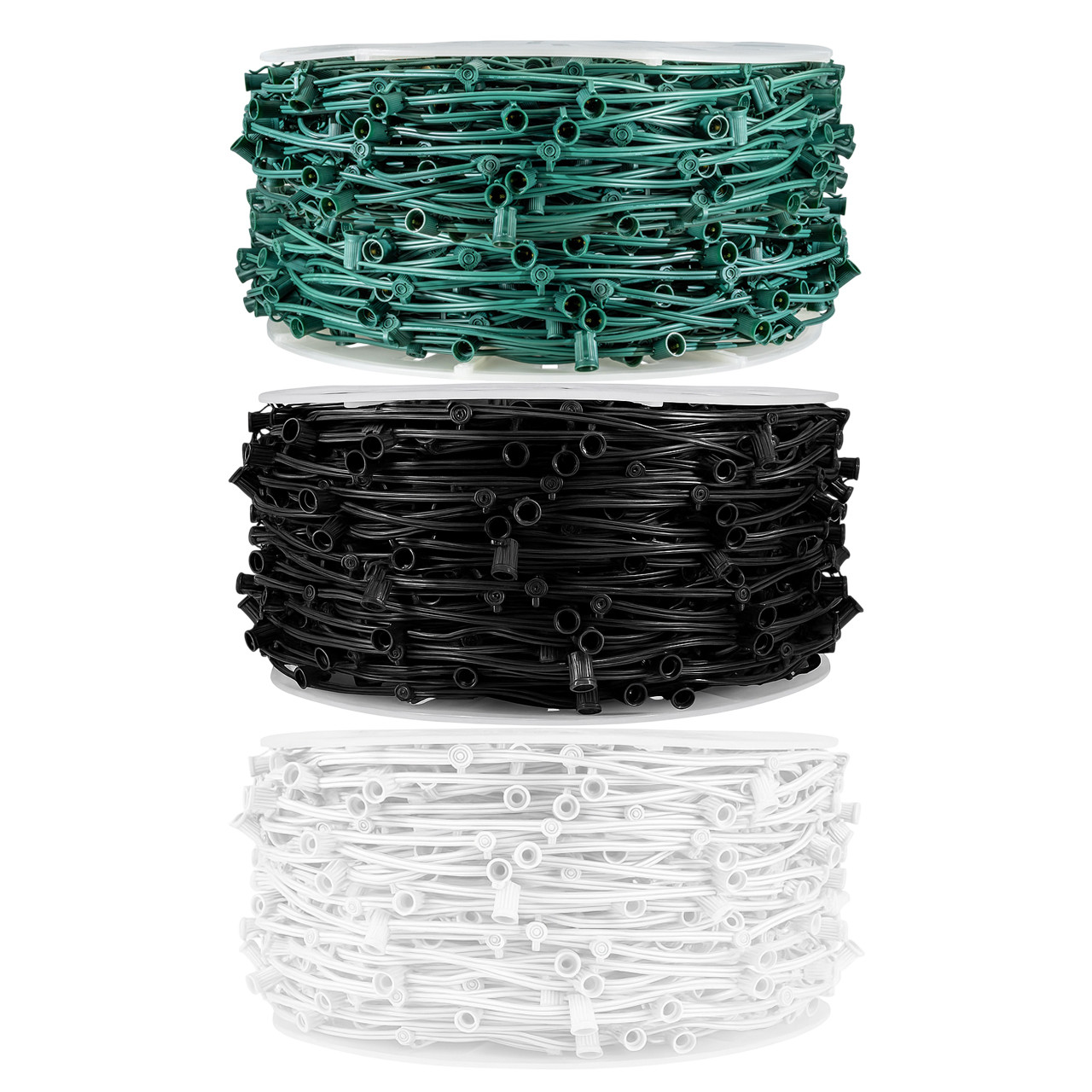 1000Ft C7 7 Amp String Light Spool - Birddog Lighting