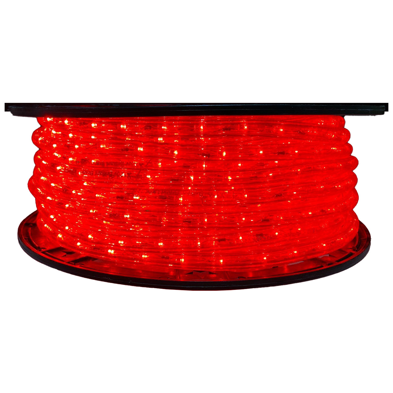 148' 120V Red Pro Series Rope Lights - Birddog Lighting
